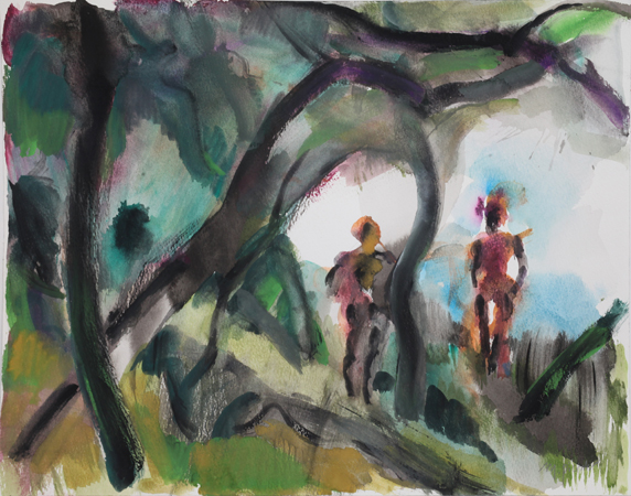 Paar am Hang - Manfred Pietsch - Galerie Weise